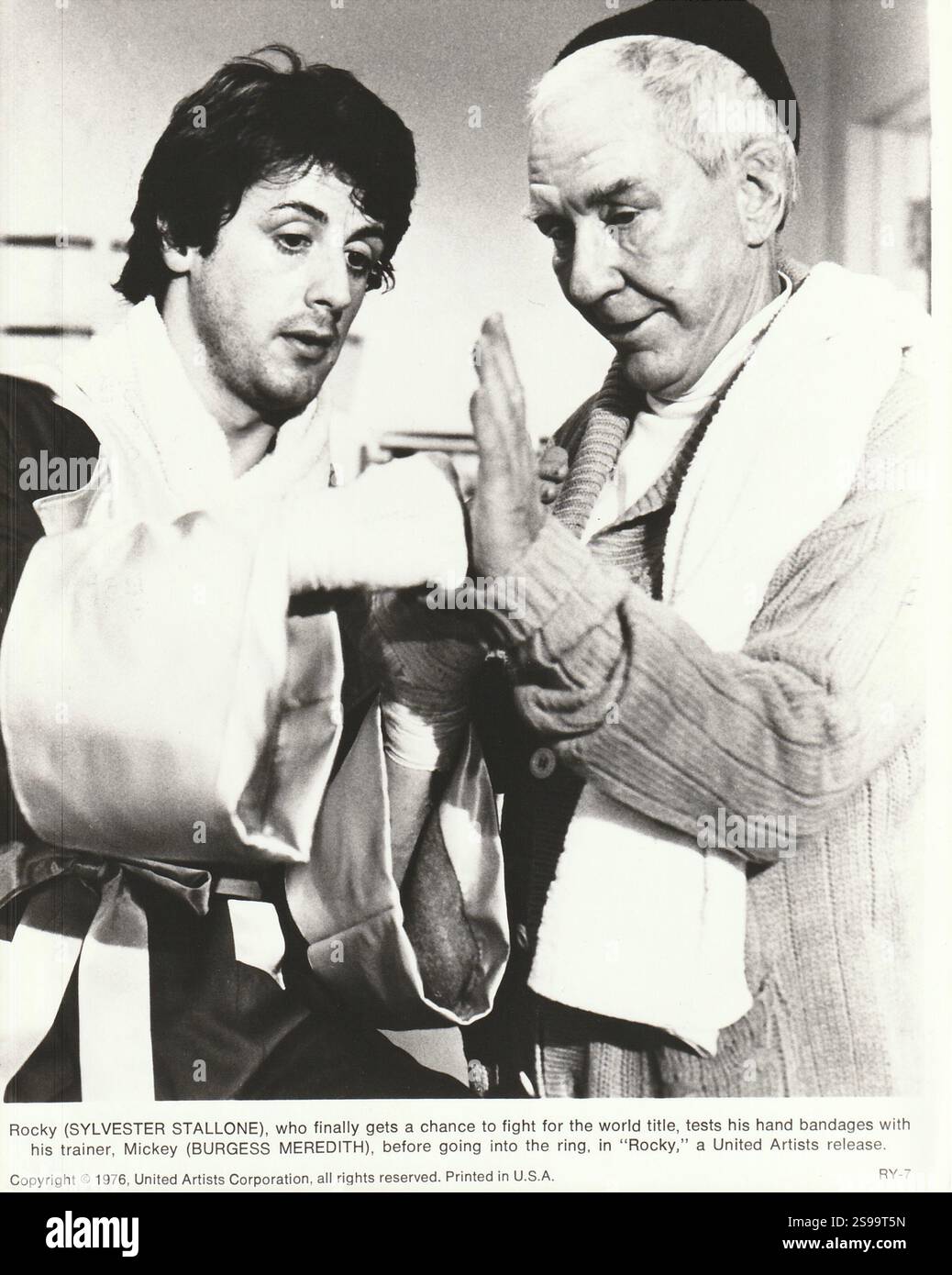 Rocky (United Artists, 1977). Starring Sylvester Stallone, Talia Shire ...