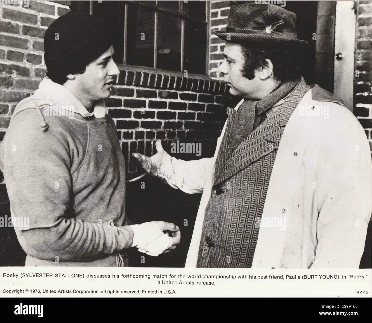 Rocky (United Artists, 1977). Starring Sylvester Stallone, Talia Shire ...