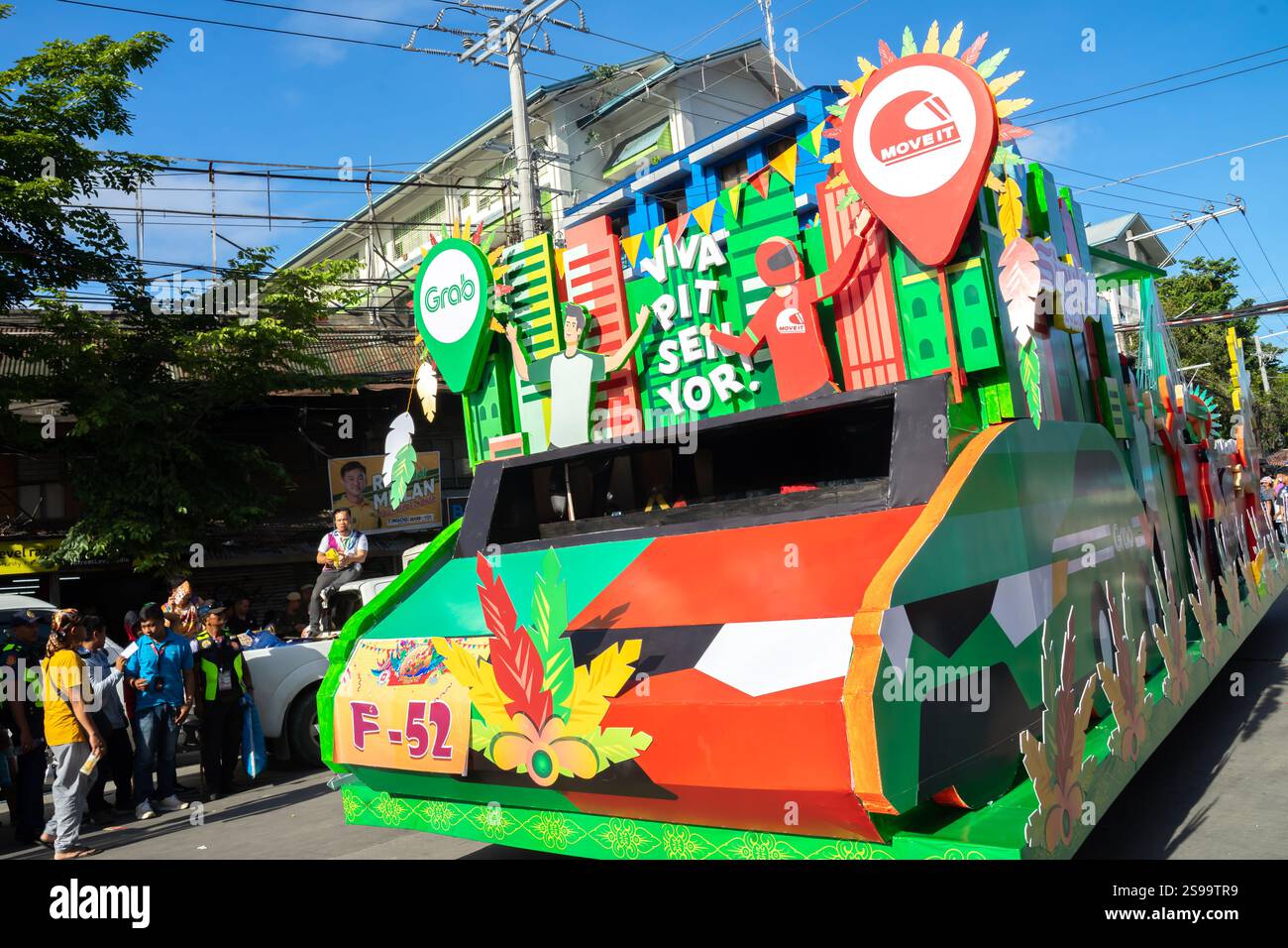 2025 Float, moving vehicle installation representing local business ...