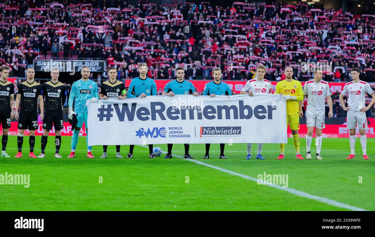 25 January 2025, North Rhine-Westphalia, Cologne: Soccer: Bundesliga 2 ...