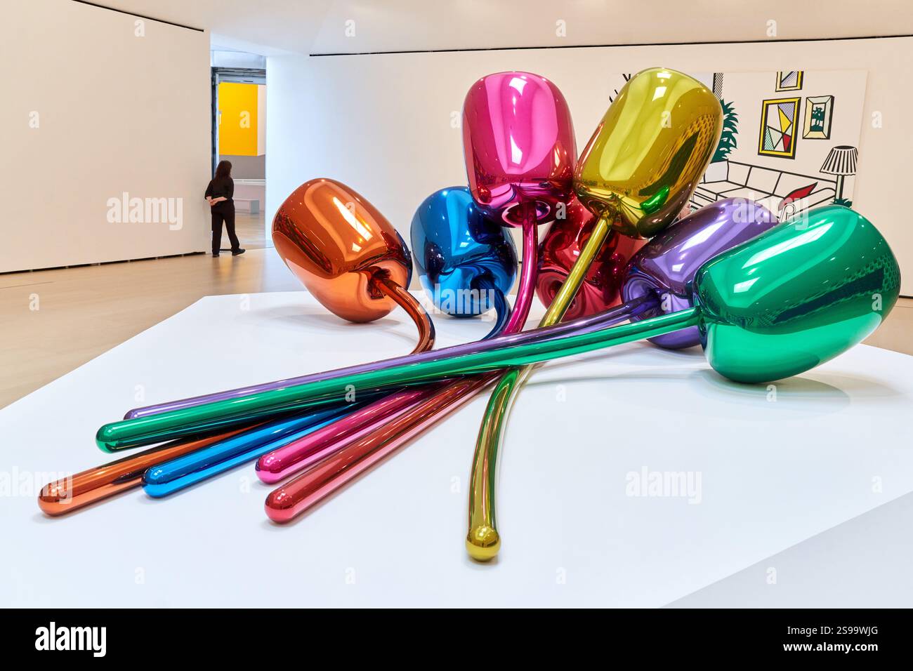 JEFF KOONS, (1955-), Tulips, 1995-2004, Guggenheim Museum, Bilbao ...