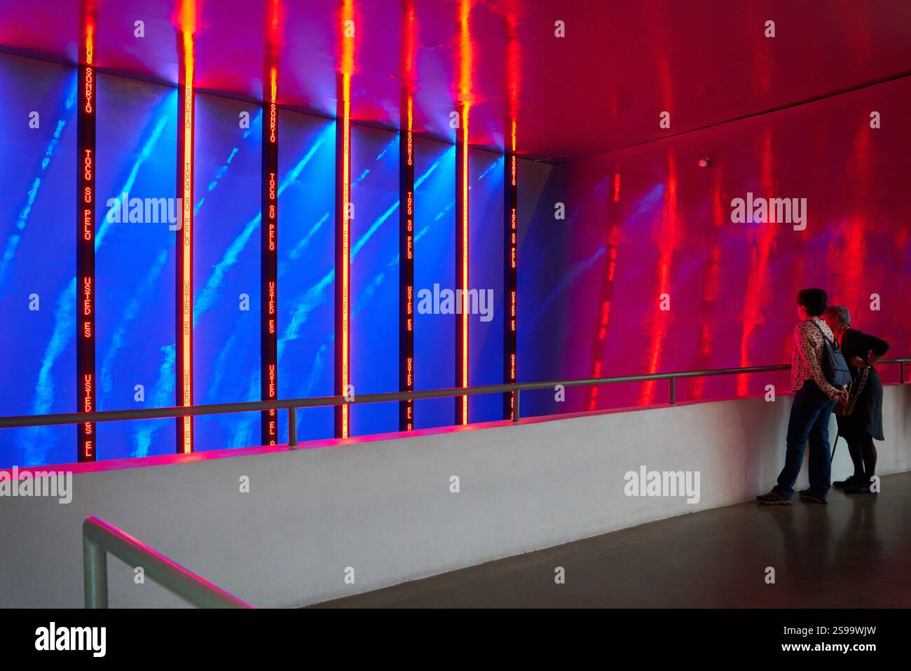 Installation for Bilbao, 1997, Jenny Holzer (1950), Guggenheim Museum ...