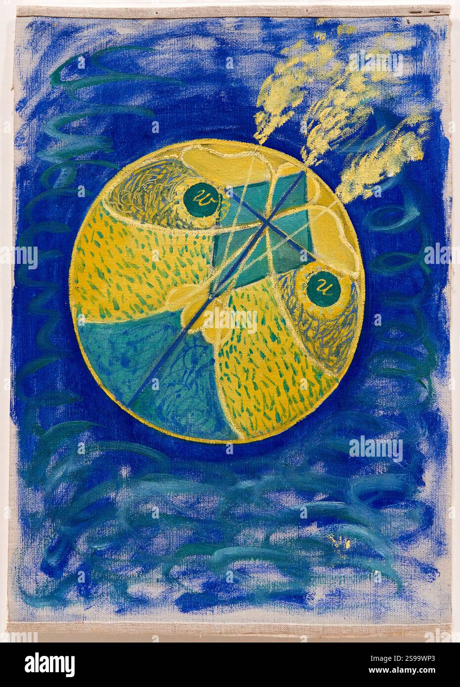 The WU/ROSE Series, Primordial Chaos, Group I, 1906, Oil on canvas, Hilma Af Klint (1862-1944 ...