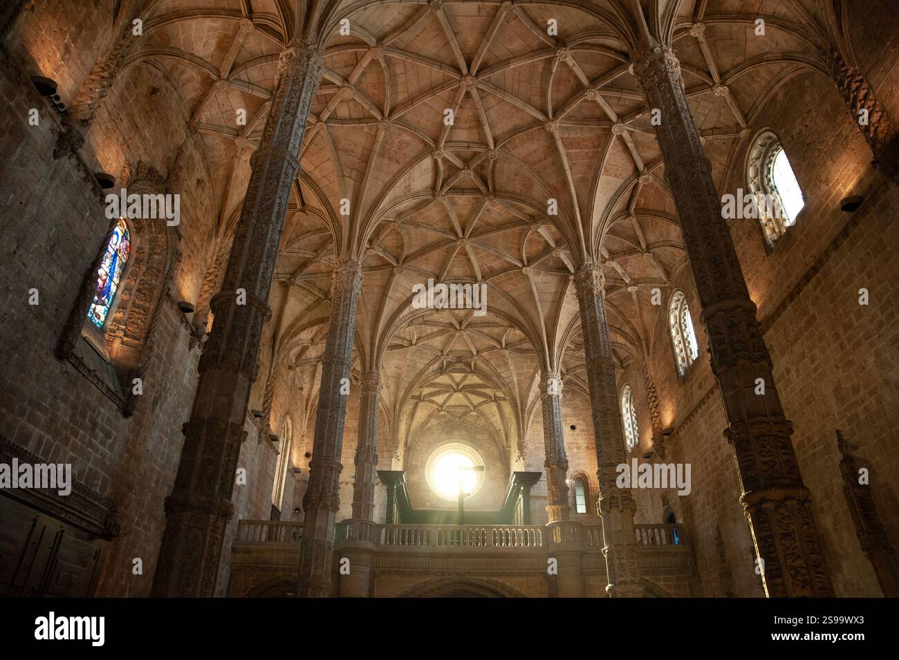 Interior view stone arches hi-res stock photography and images - Alamy