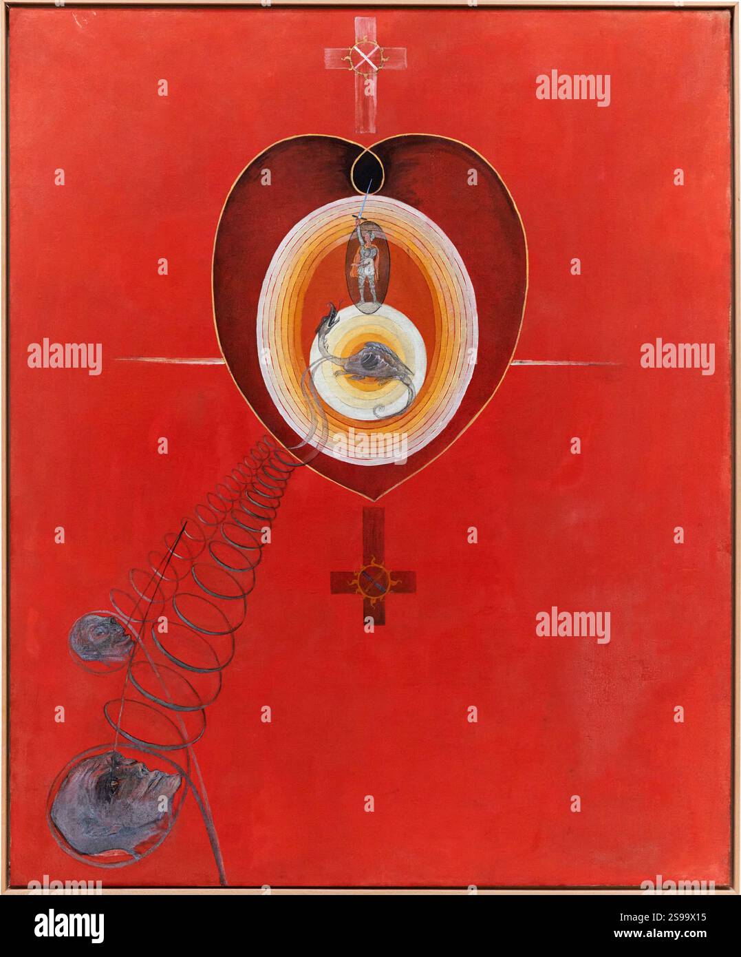 THE UW SERIES, The Dove, Group IX, 1915, Oil on canvas, Hilma Af Klint ...
