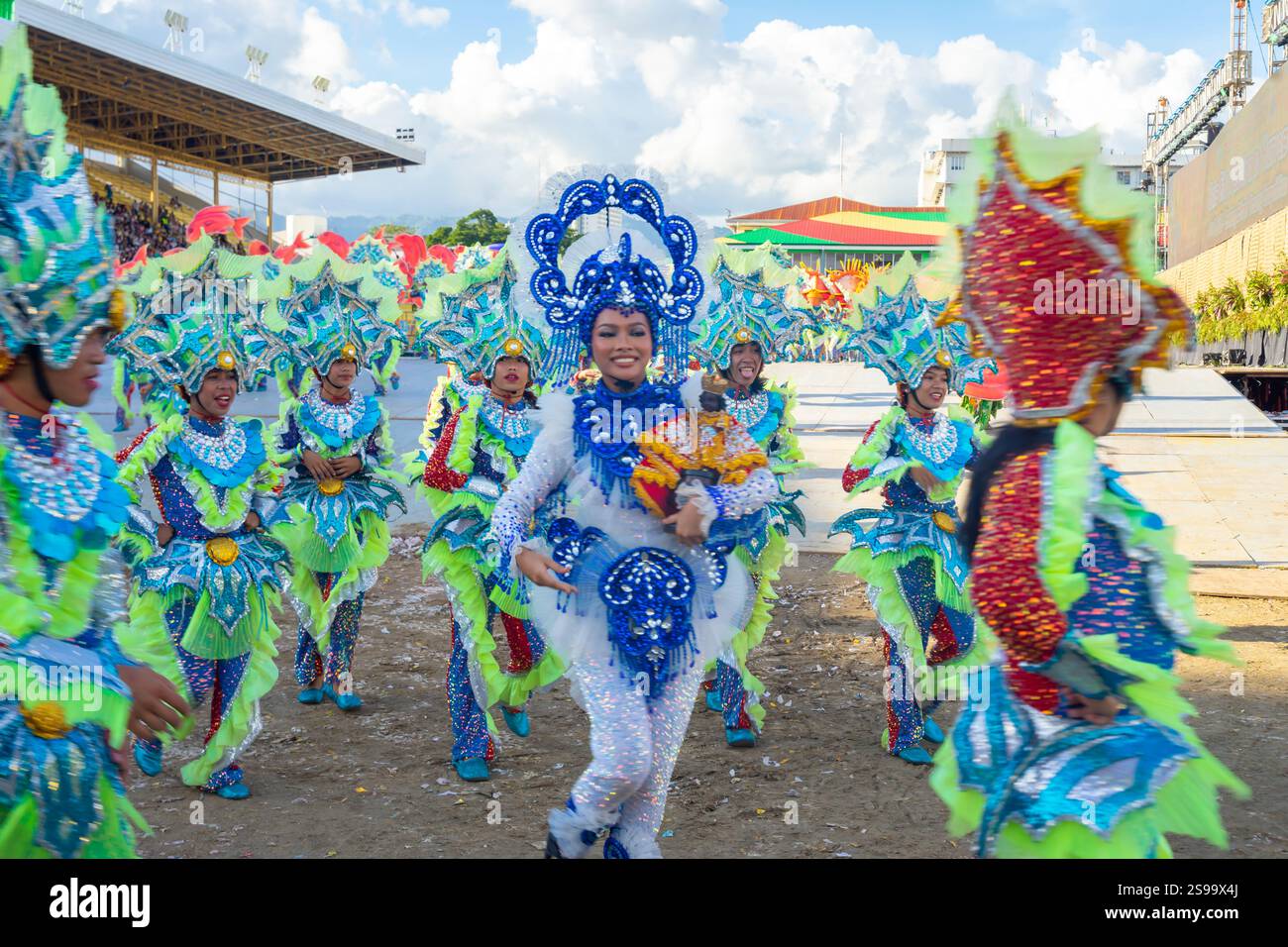 2025 Dance performers at Grand Parade at Sinulog festival in Cebu ...