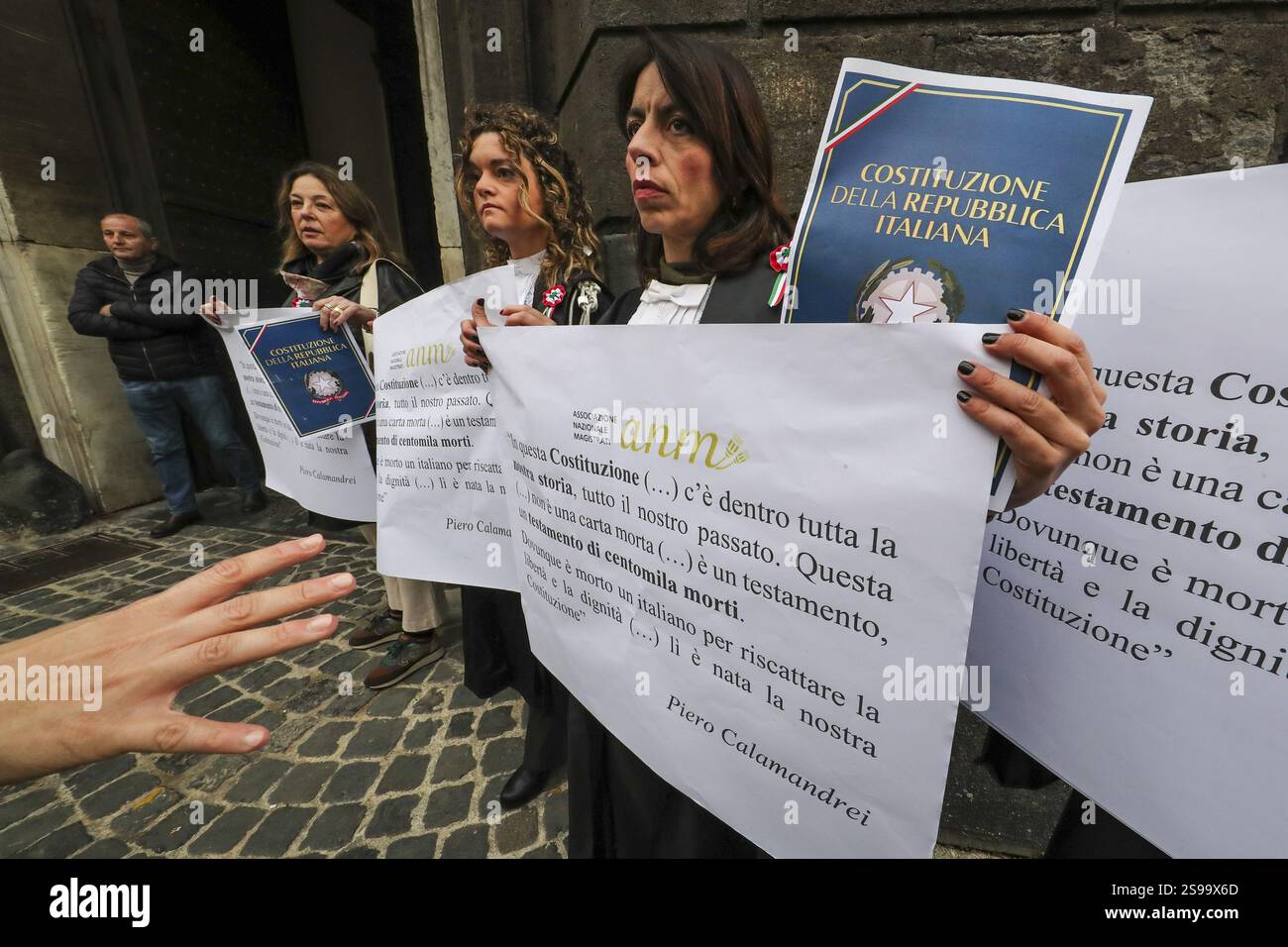 Naples: opening of the judicial year in Naples, the ANM Steering ...