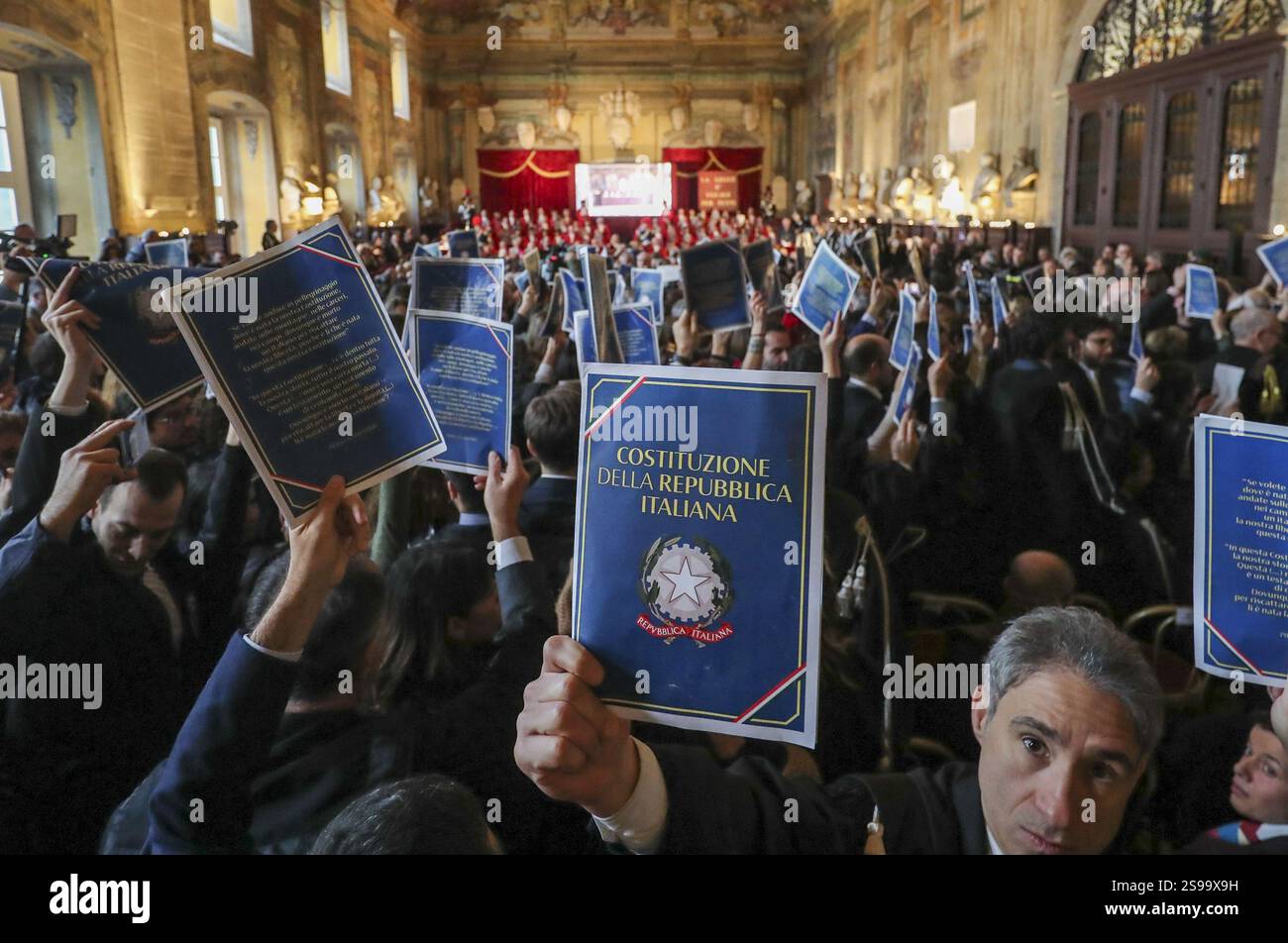 Naples: opening of the judicial year in Naples, the ANM Steering ...