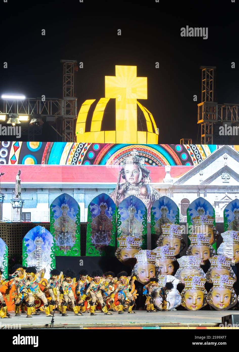 2025 Performers at Grand Parade Sinulog festival in Cebu, Philippines ...