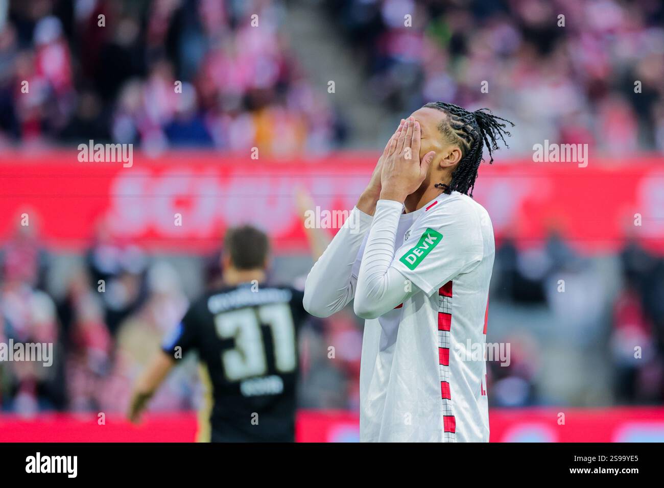 25 January 2025, North Rhine-Westphalia, Cologne: Soccer: Bundesliga 2 ...