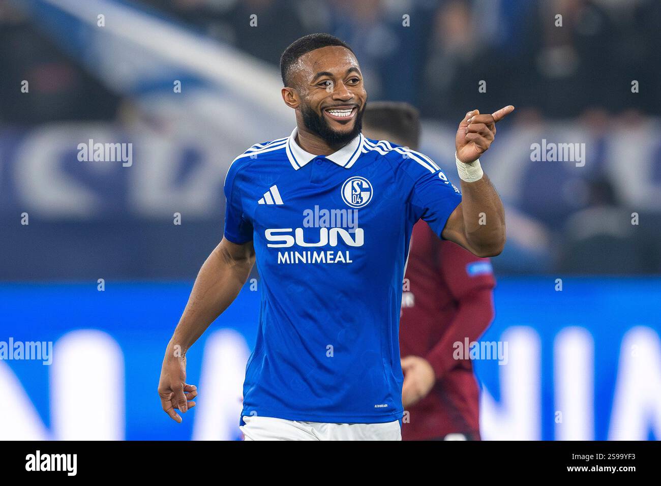 25 January 2025, North Rhine-Westphalia, Gelsenkirchen: Soccer ...