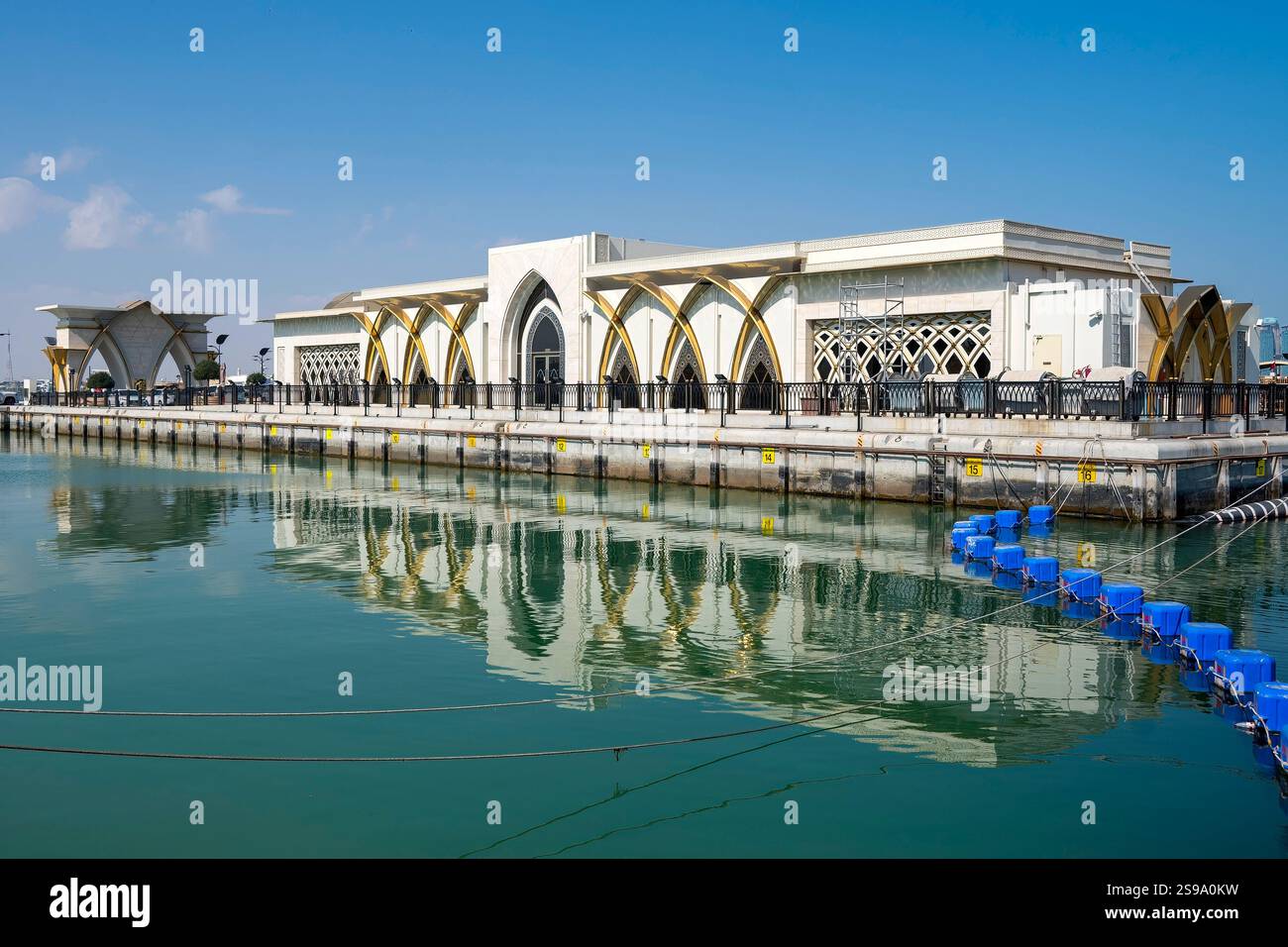 Doha, Qatar - January 24, 2025: Al Shyoukh Terminal. Dhow boat ride ...