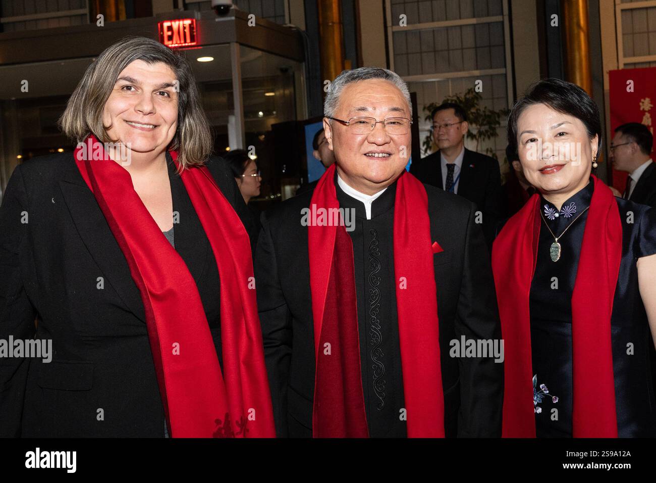 Ambassador Lachezara Stoeva of Bulgaria, Ambassador Fu Cong of China ...