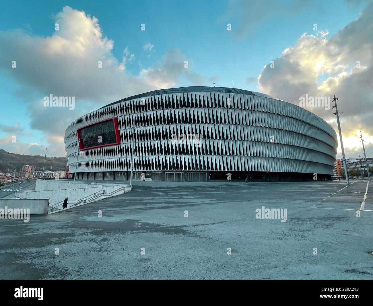 San Mames soccer stadium architecture in Bilbao city, Bilbao. Basque ...