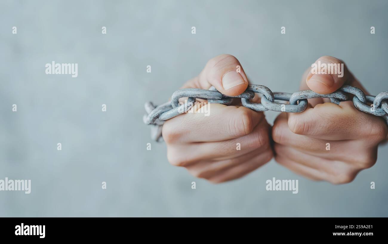 Breaking Free:Hands Escaping Handcuffs Symbolizing Personal Freedom ...