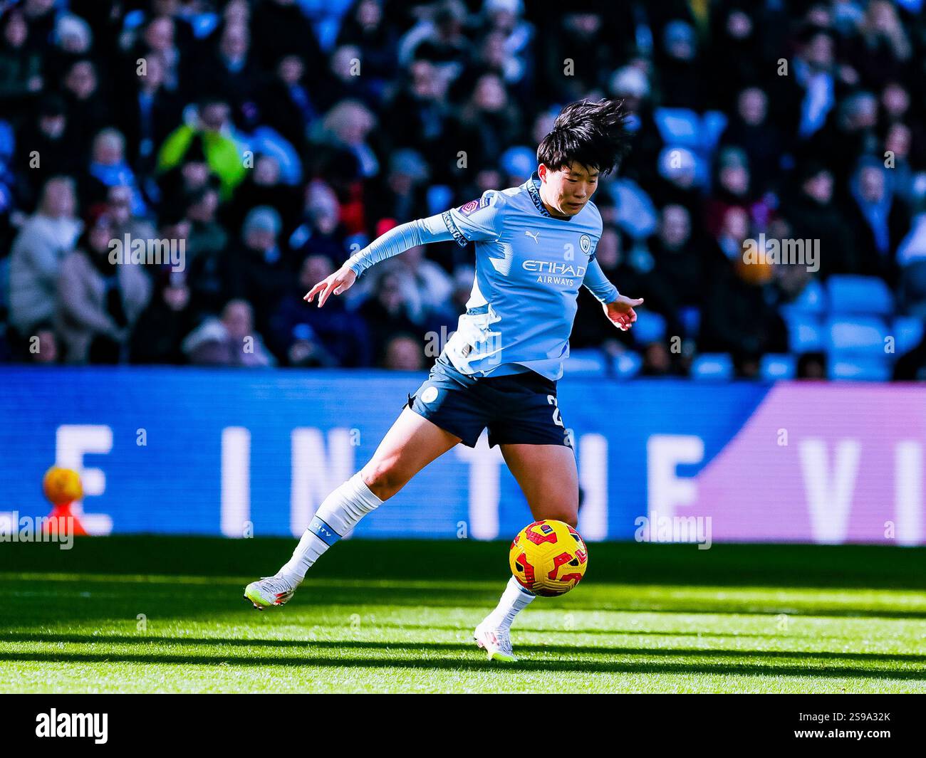 Villa Park Stadium, England 25th January 2025: Leila Ouahabi (15 ...