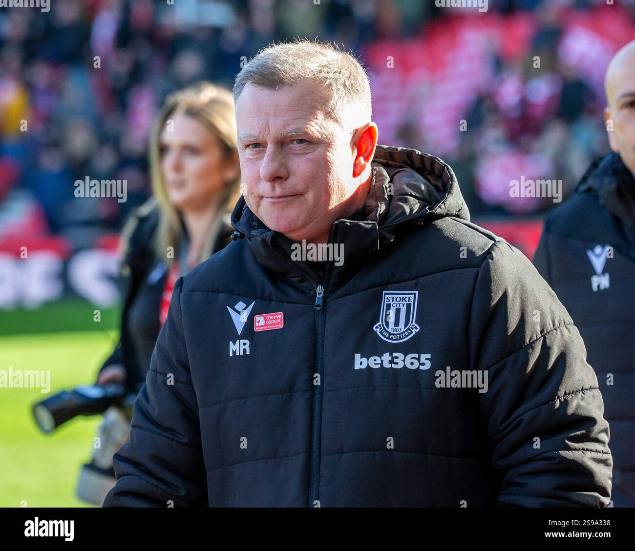 25th January 2025; Bet365 Stadium, Stoke, Staffordshire, England; EFL ...