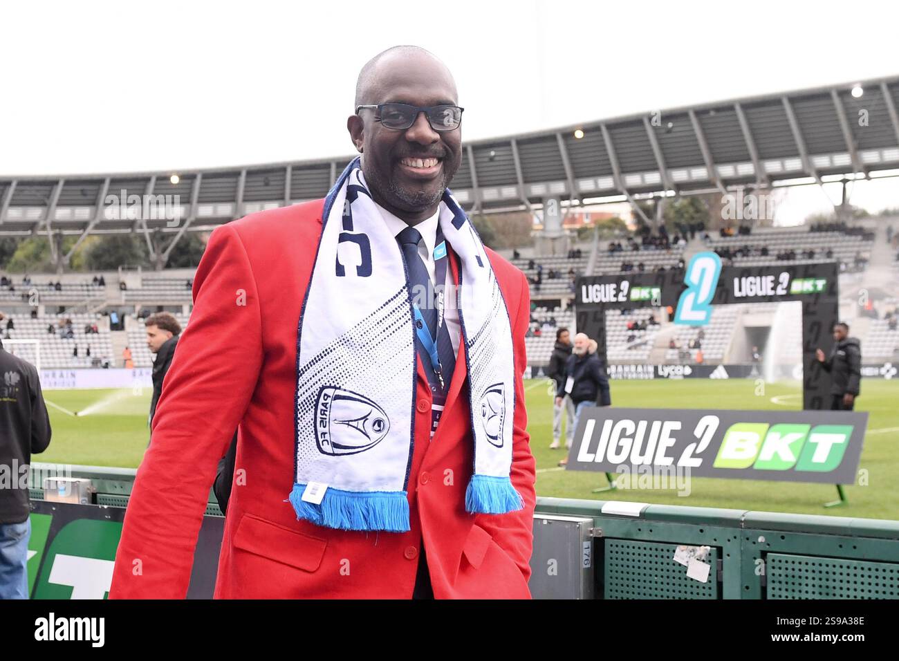 Pascal GENTIL during the Ligue 2 BKT match between Paris and Red Star ...