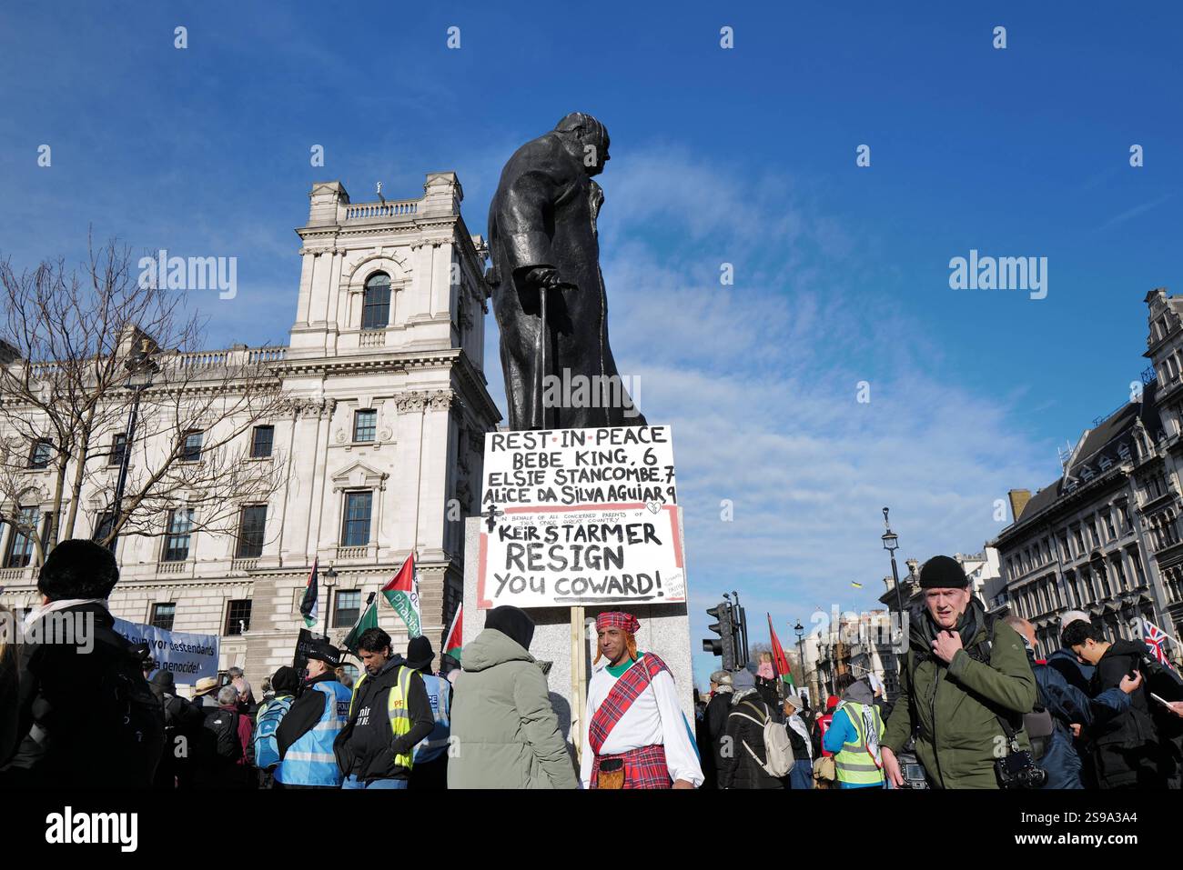 RECORD DATE NOT STATED Call for Starmers Resignation in London A ...