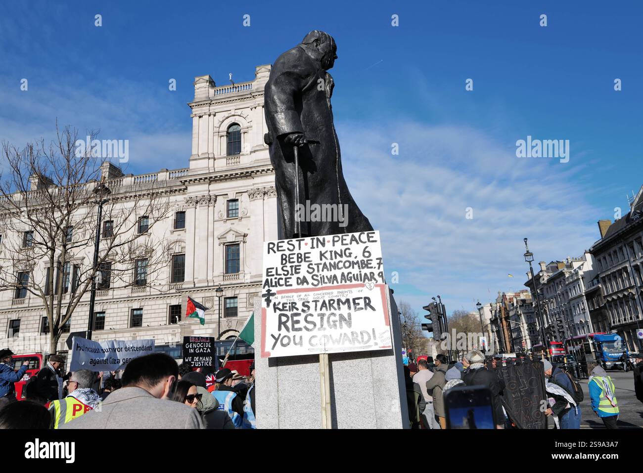 RECORD DATE NOT STATED Call for Starmers Resignation in London A ...