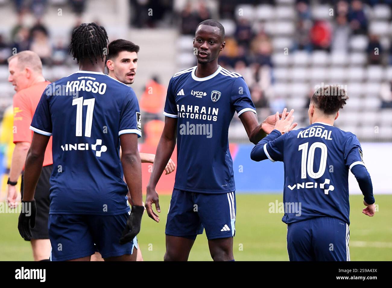 05 Moustapha MBOW (pfc) during the Ligue 2 BKT match between Paris and ...