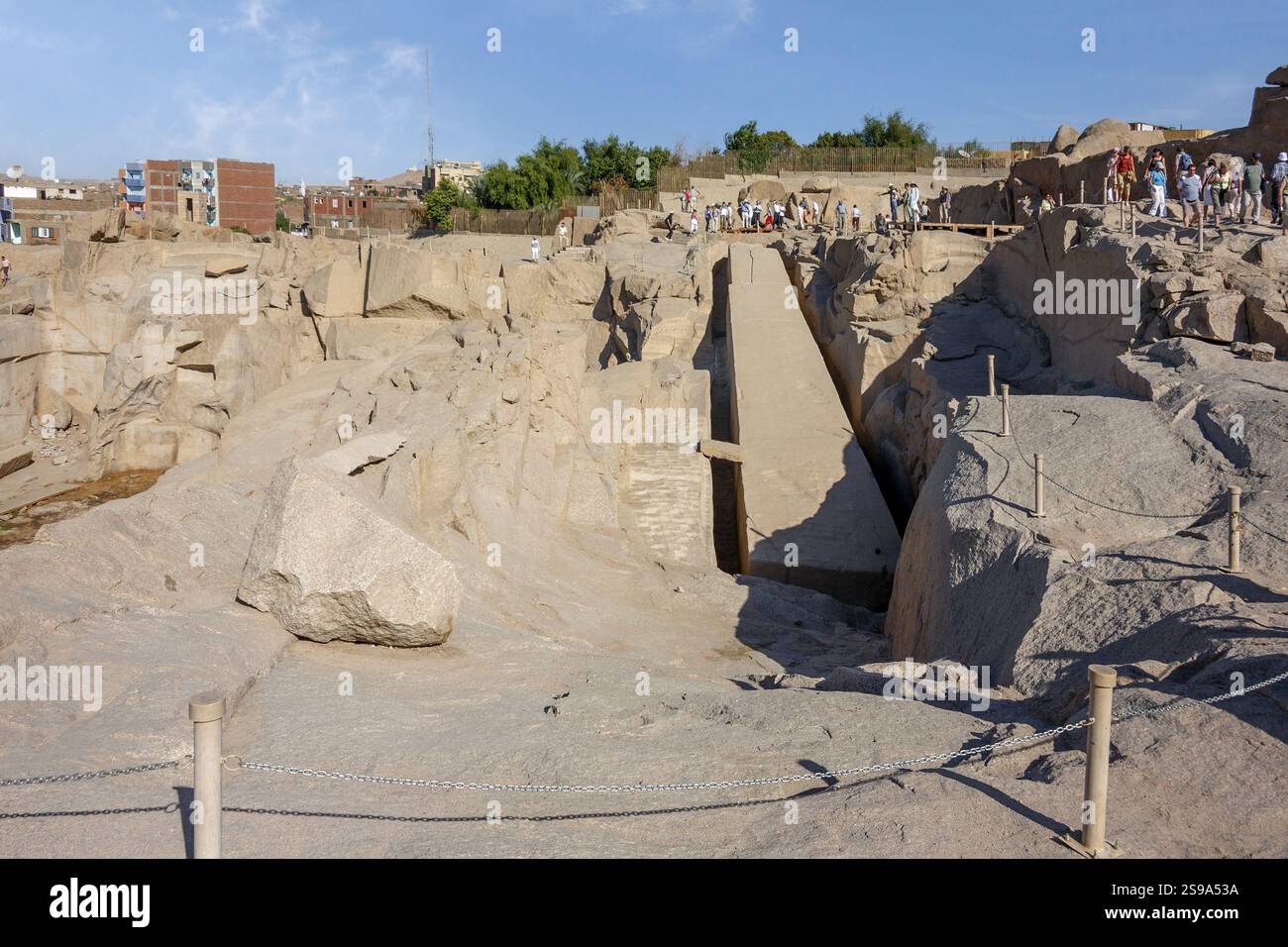 Unfinished obelisk from Aswan, Egypt, Africa Stock Photo - Alamy