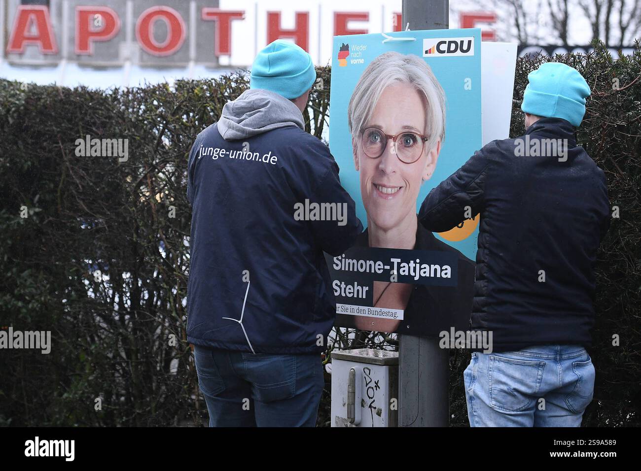Wahlplakate - Bundestagswahl 2025 am 25.01.2025 in Oberhausen ...