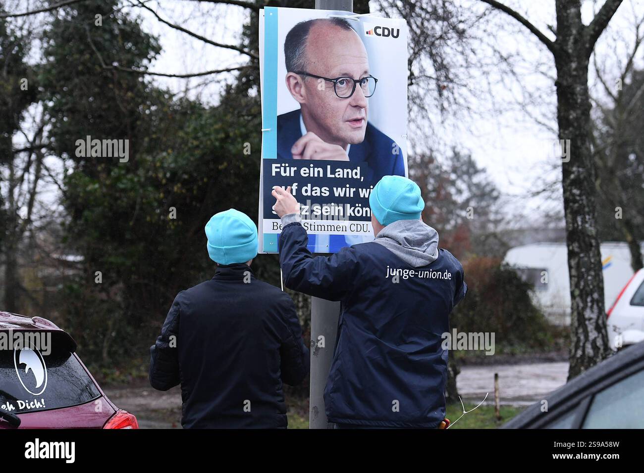 Wahlplakate - Bundestagswahl 2025 am 25.01.2025 in Oberhausen ...