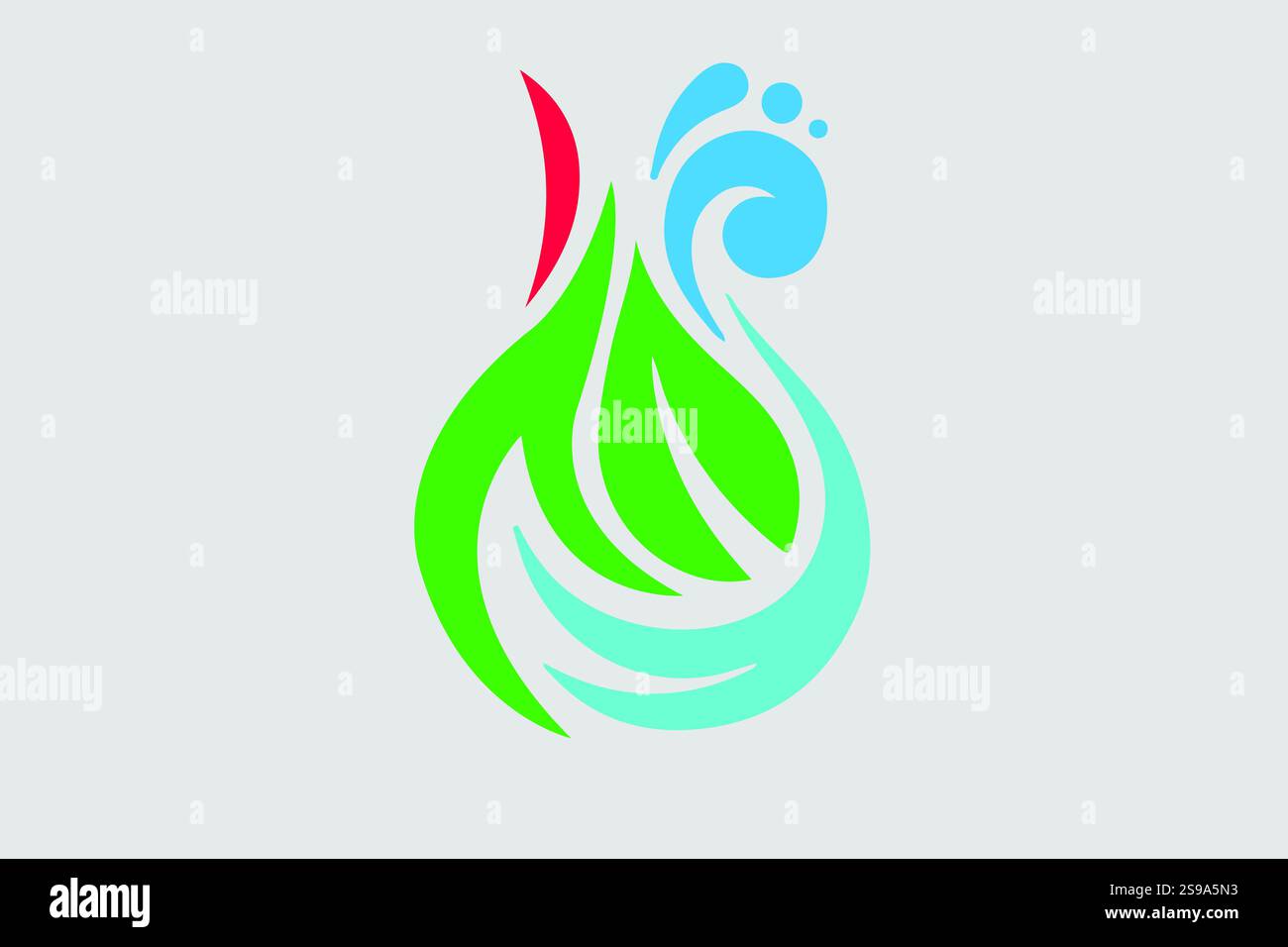 Water Blob Logo Design Professional & Classic Stock Vector Image & Art ...