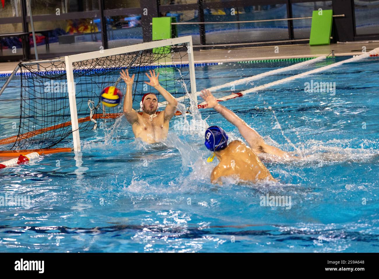 A water polo players of Mulhouse Water Polo in Mulhouse, France Stock Photo - Alamy
