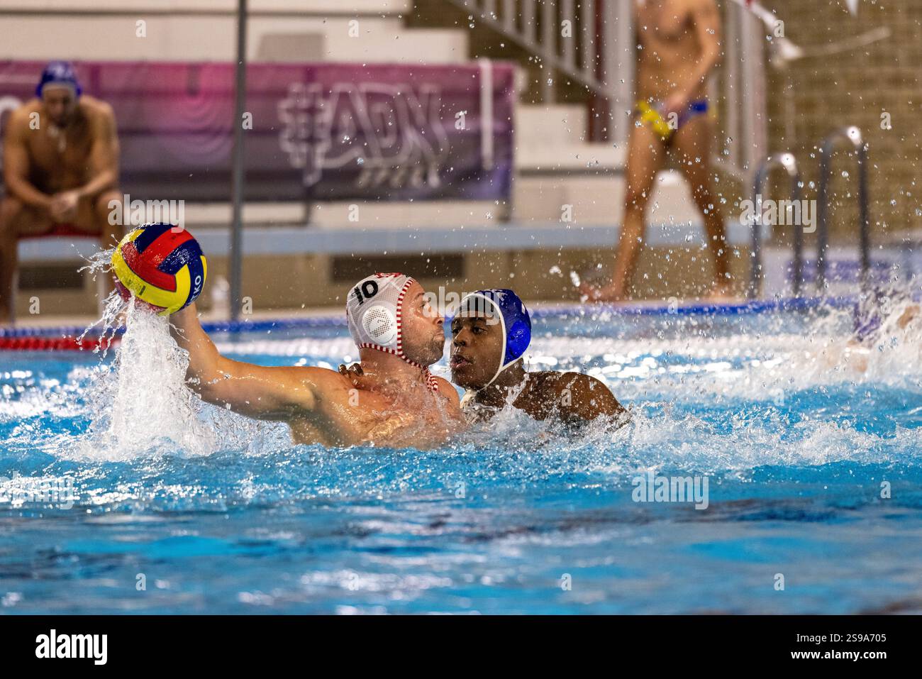 A water polo players of Mulhouse Water Polo in Mulhouse, France Stock Photo - Alamy