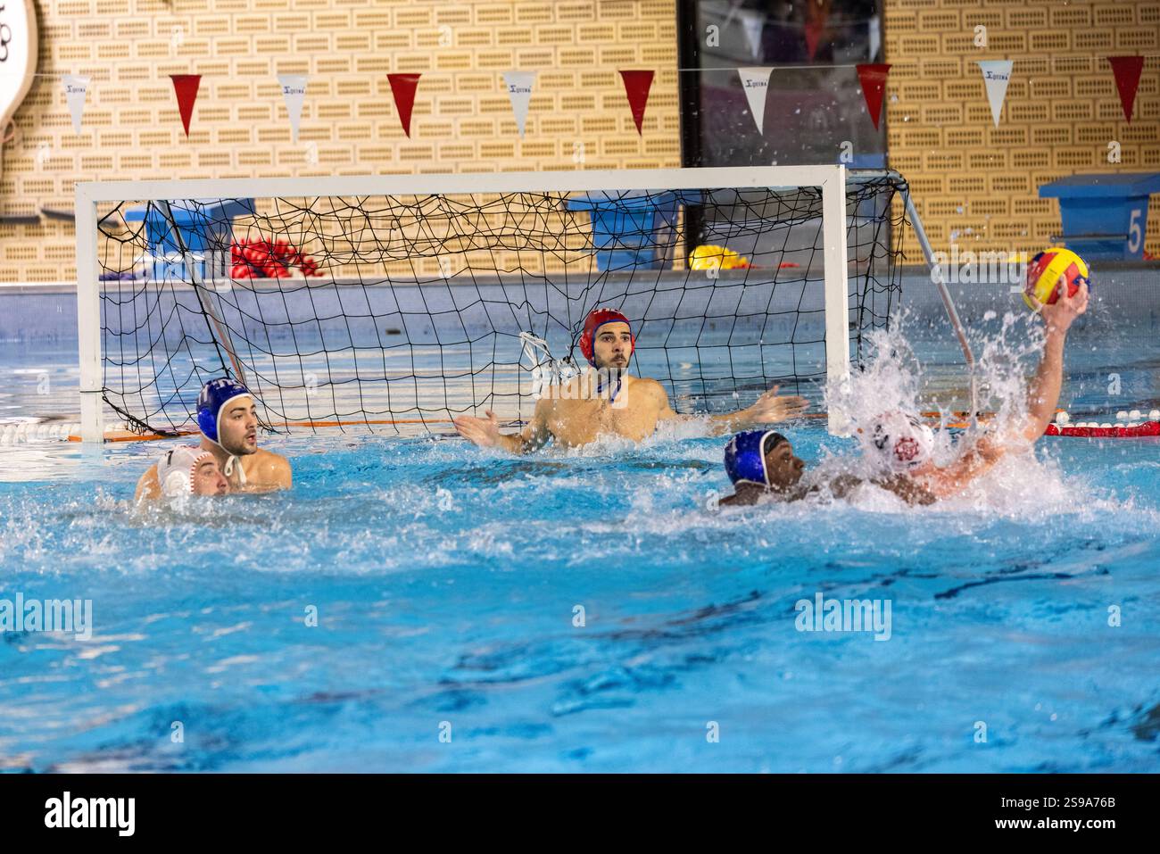 A water polo players of Mulhouse Water Polo in Mulhouse, France Stock Photo - Alamy