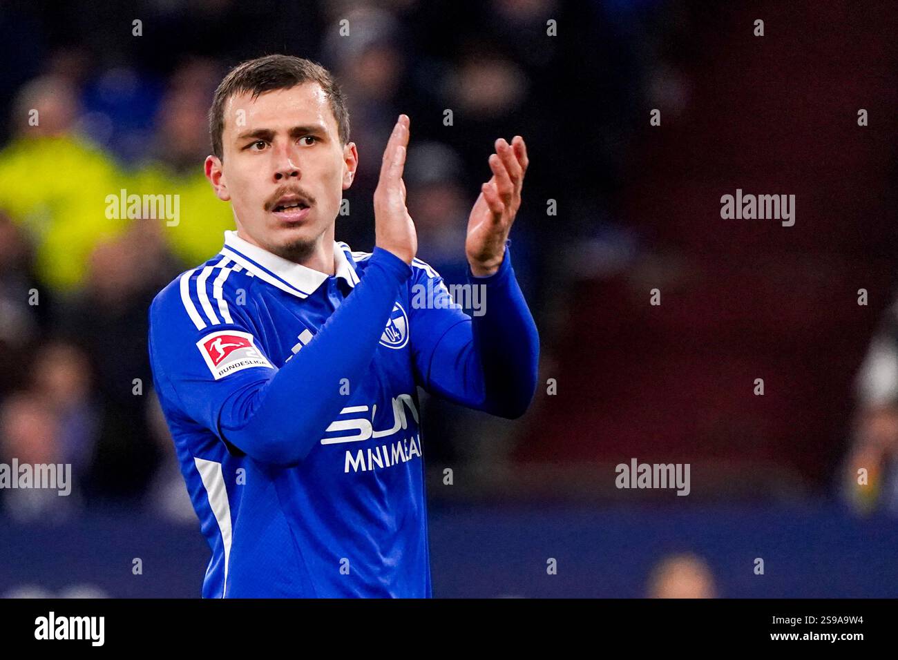 GELSENKIRCHEN, NETHERLANDS - JANUARY 25: Ron Schallenberg of FC Schalke ...