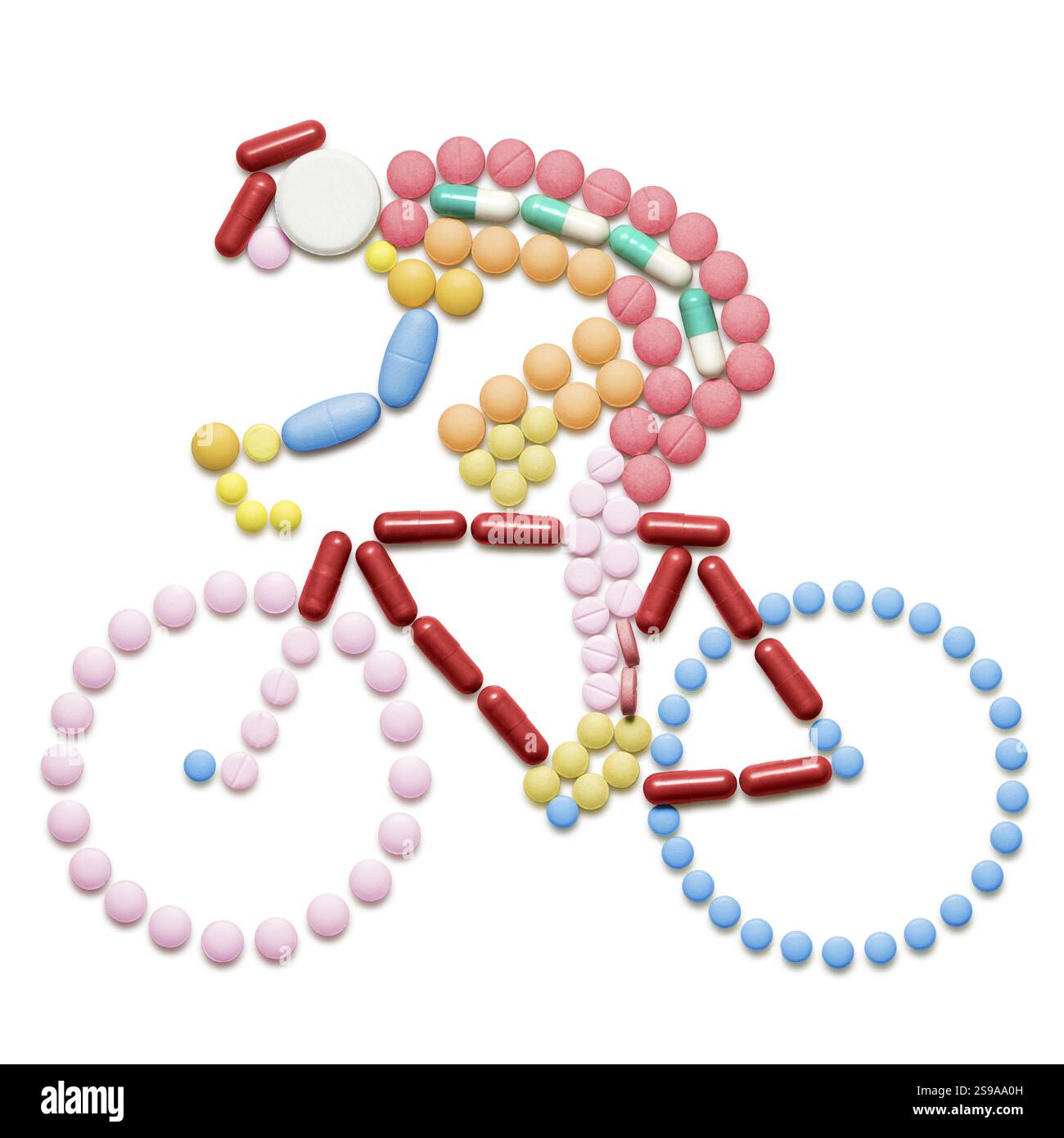 Mountain bike racing in Cut Out Stock Images & Pictures - Alamy