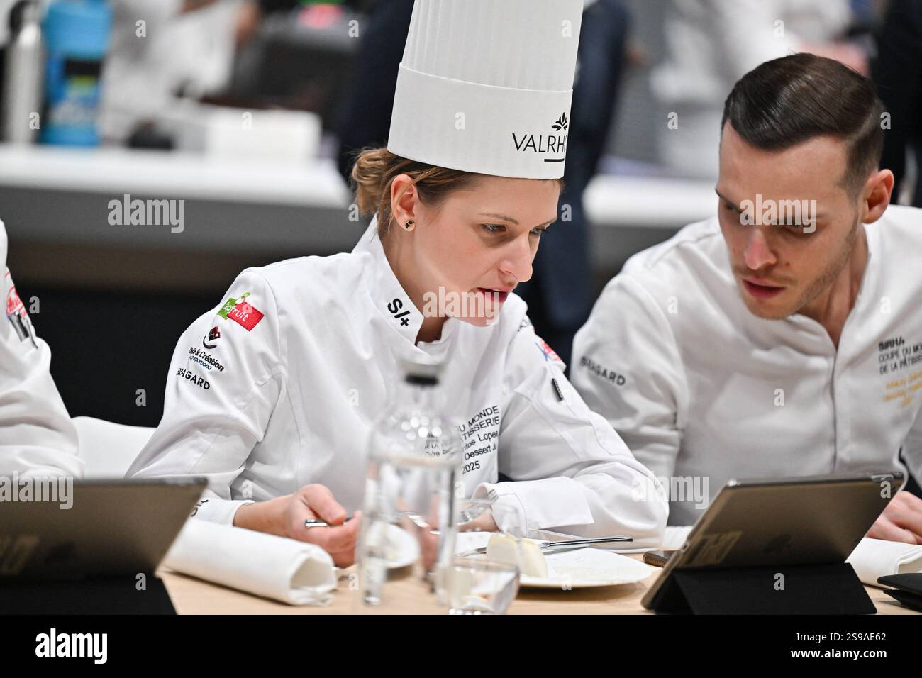 Claire Santos Lopes attending the Pastry World Cup ahead of SIRHA in ...