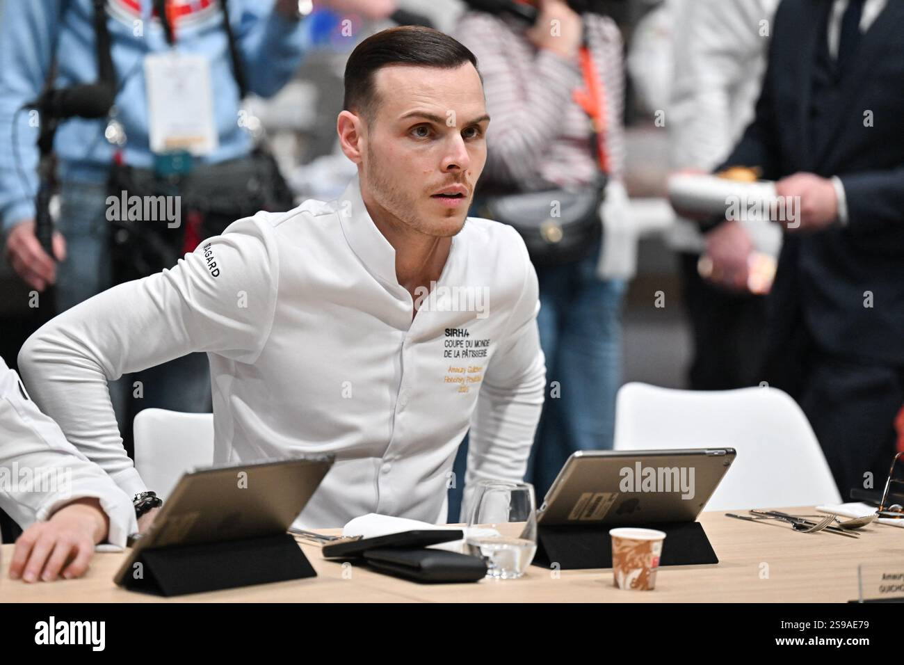 Amaury Guichon attending the Pastry World Cup ahead of SIRHA in Lyon ...