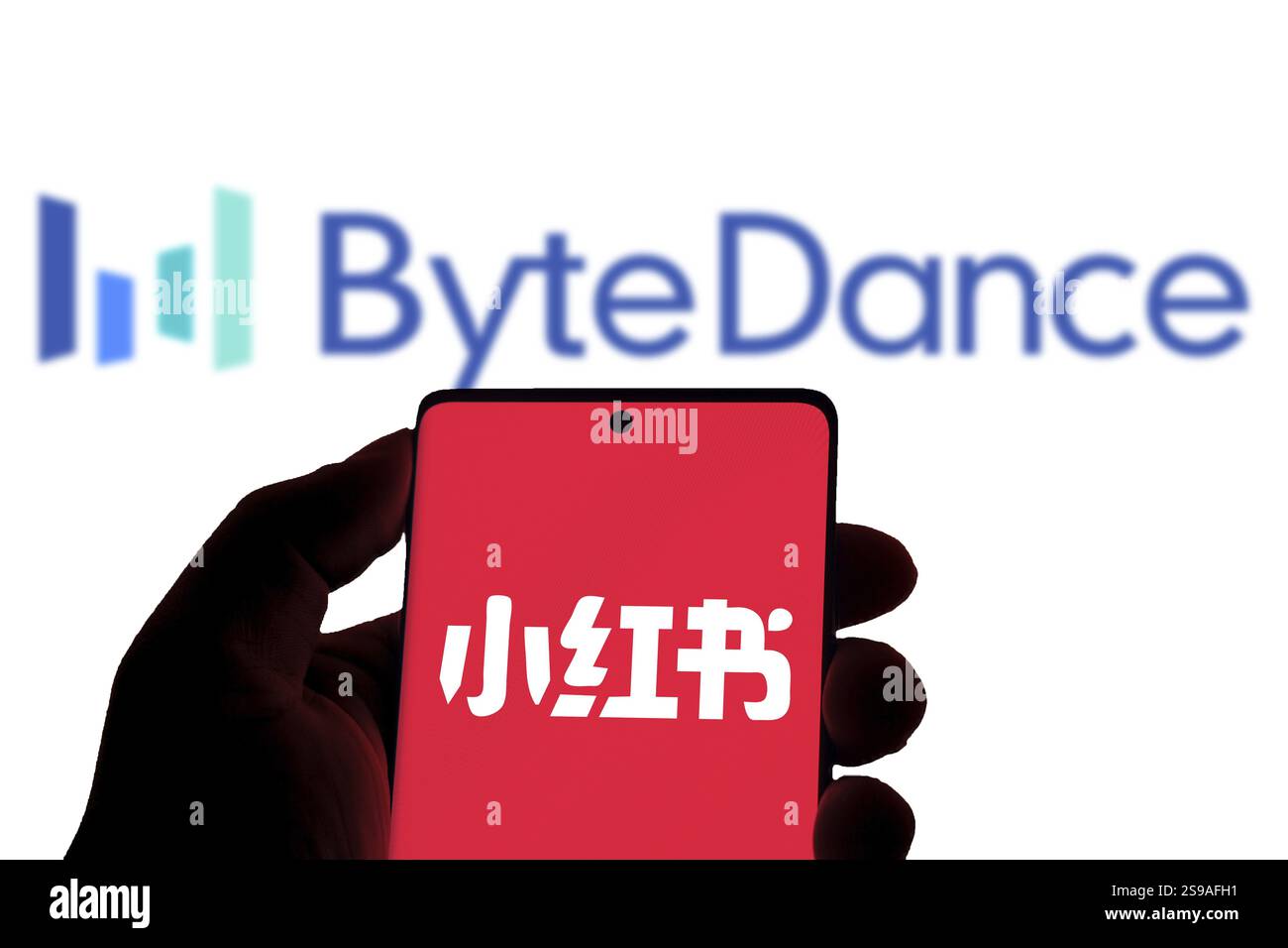 Dhaka, Bangladesh 19 Jan 2025: REDnote App Logo On Smartphone, Chinese ...