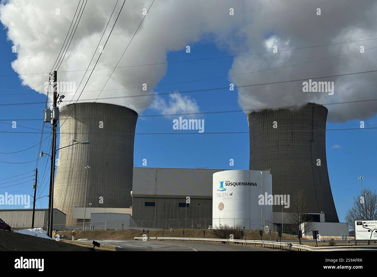 The Susquehanna nuclear power plant operates in Berwick, Pa., on ...