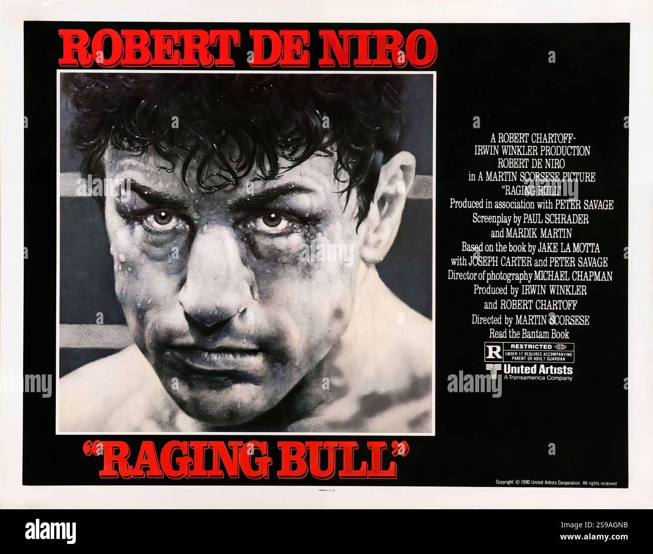 ROBERT DE NIRO in RAGING BULL (1980), directed by MARTIN SCORSESE ...