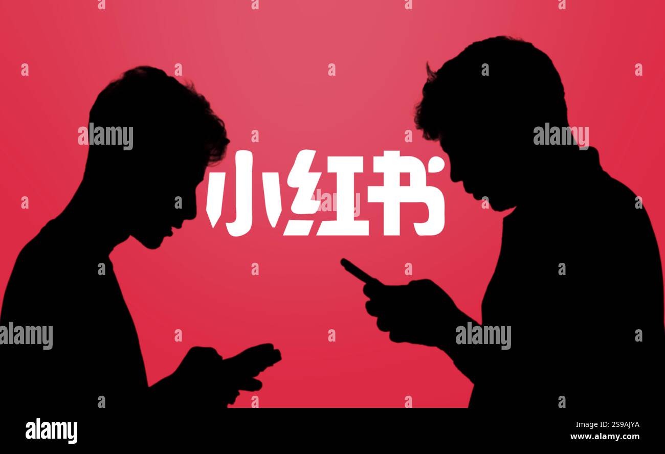 Dhaka, Bangladesh 19 Jan 2025: REDnote App Logo On Smartphone, Chinese ...