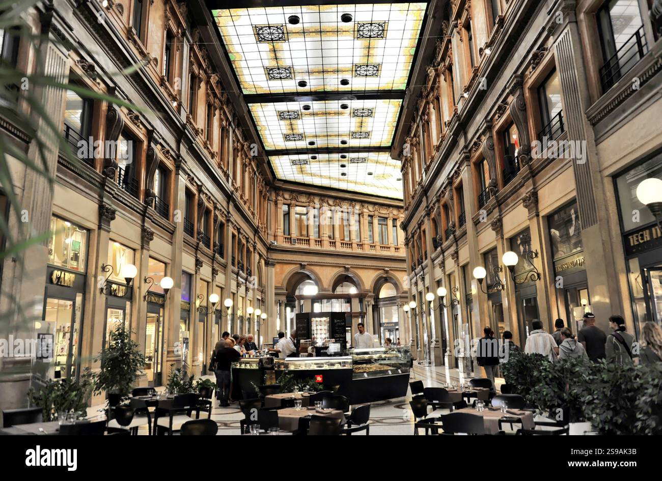 Galleria Alberto Sordi, Rome, Italy, Europe, Elegant shopping arcade ...