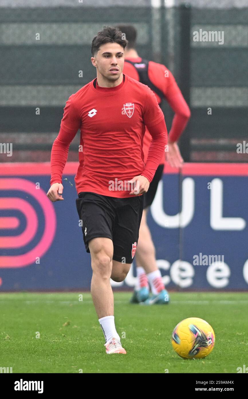 AC Monza's Alessandro Bianco during training session at Centro Sportivo ...
