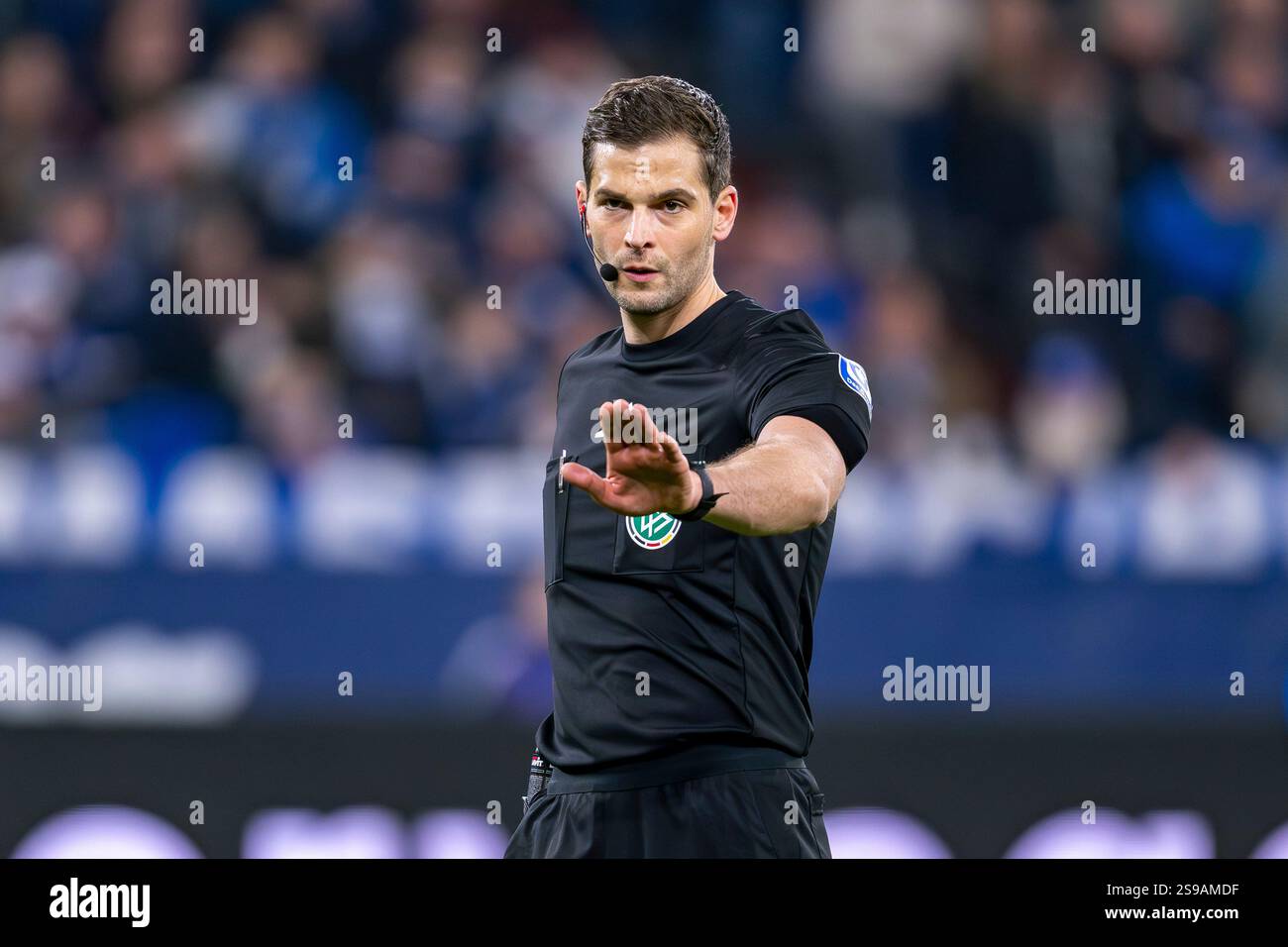 25 January 2025, North Rhine-Westphalia, Gelsenkirchen: Soccer ...