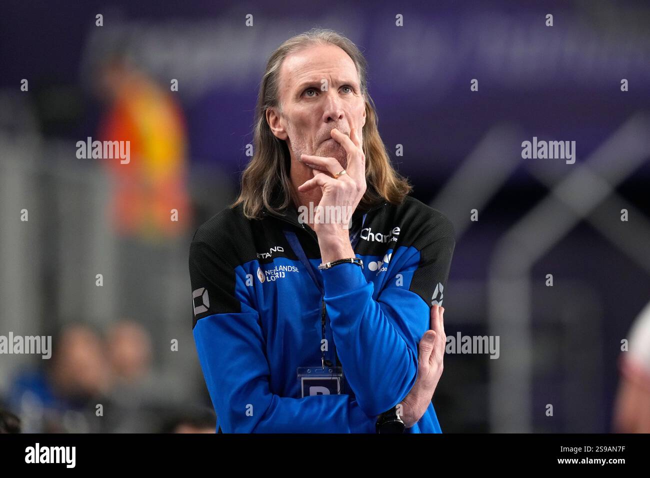 Netherlands head coach Staffan Olsson during the main round match ...
