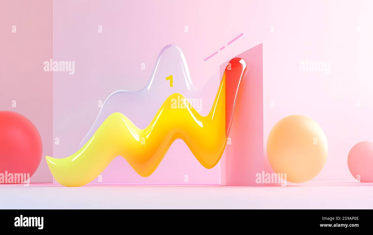 Minimal and simple image of a geometric graph or chart visualizing ...