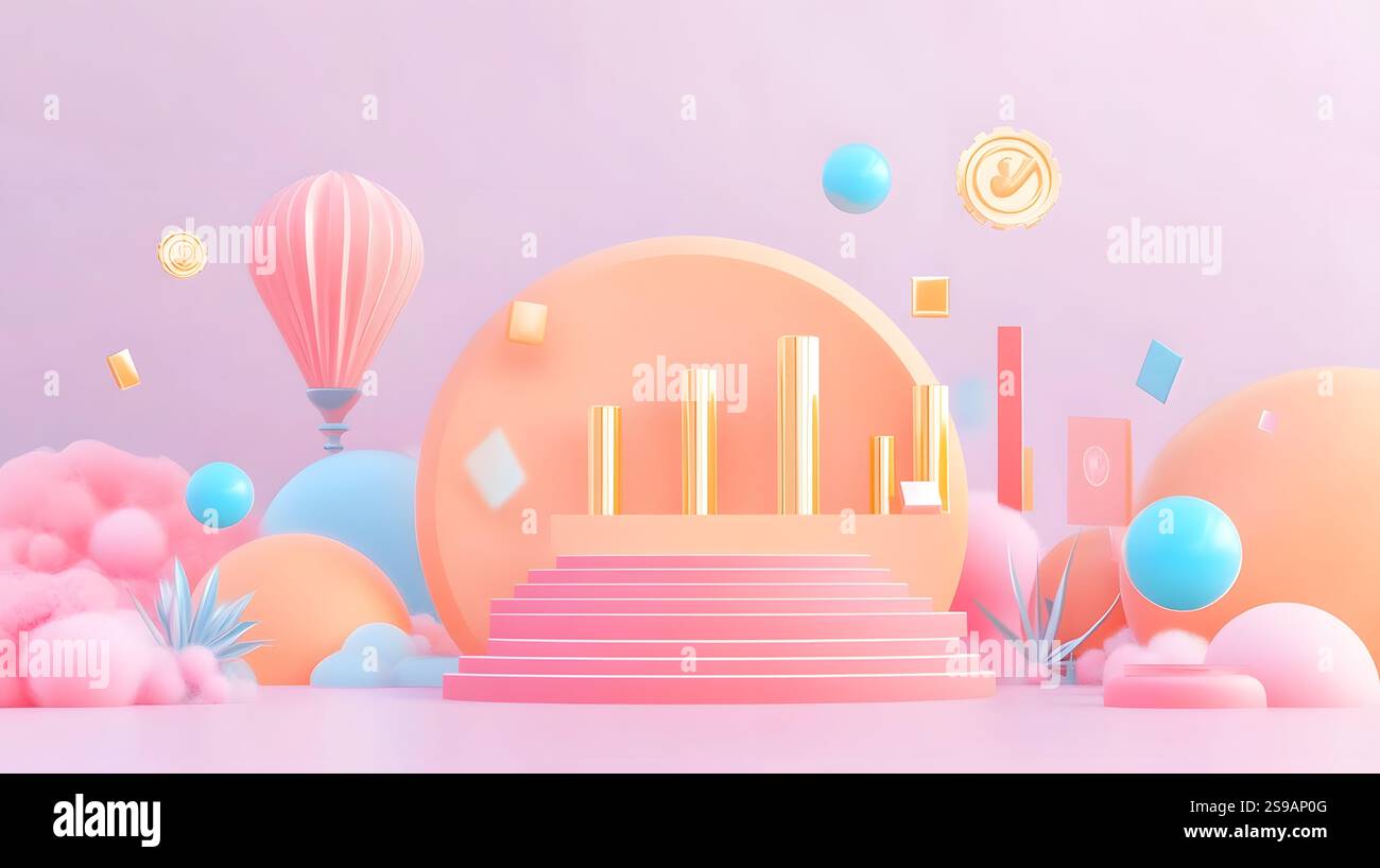 Minimal and Simple Graphical Data Visualization with Floating Geometric ...