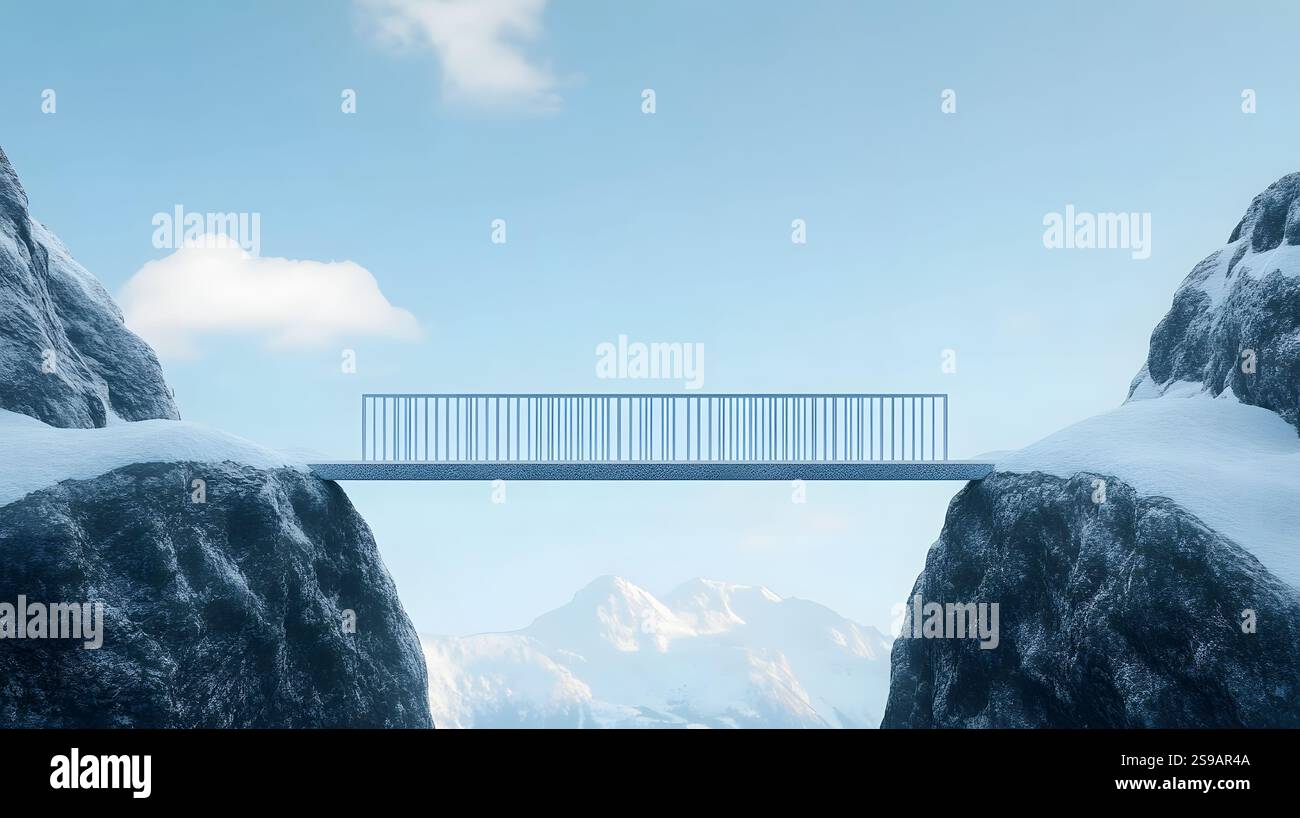 Bridging the Gap: A Symbolic Connection Spanning Majestic Mountains in ...