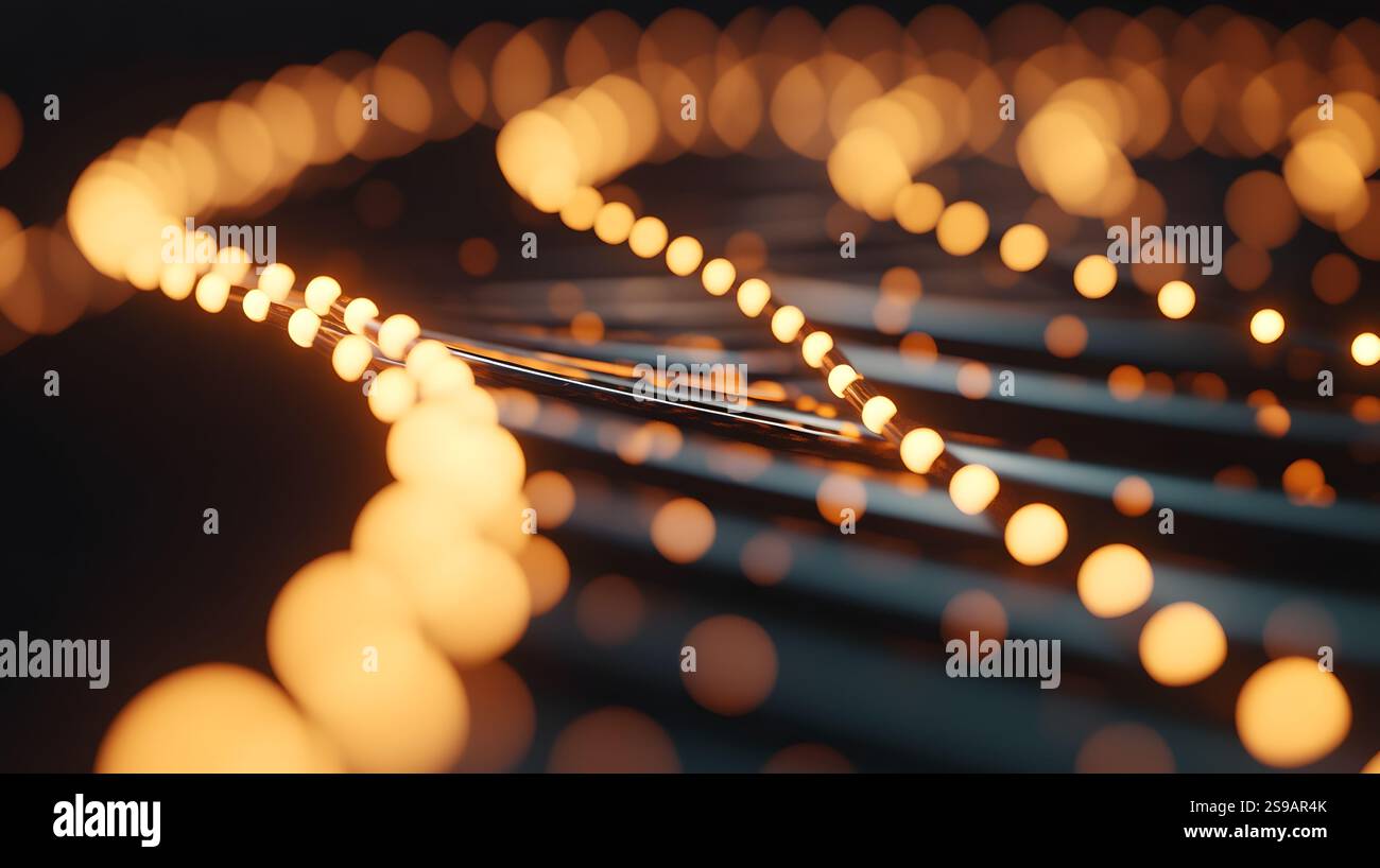 Glowing DNA Strand Representing Abstract Innovation and Creation in 3D ...