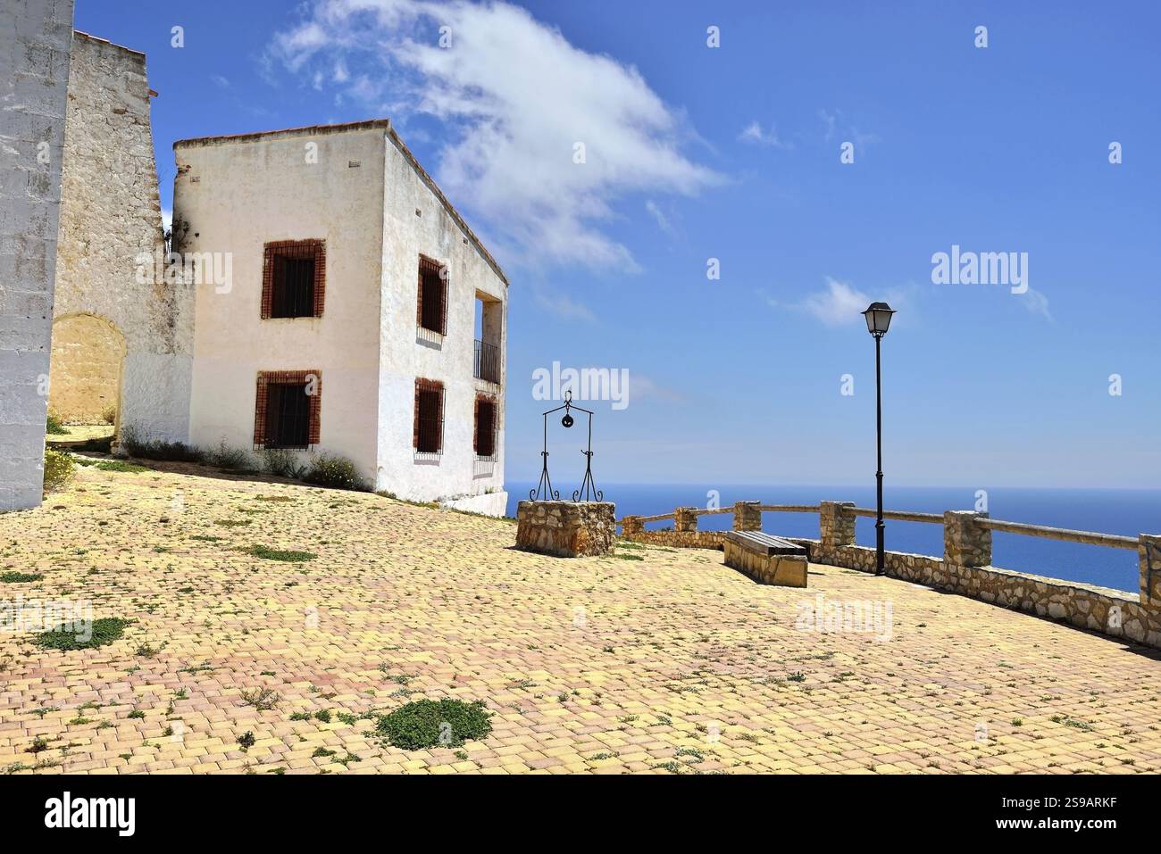 Landscape with old Emita monastery in Spain Stock Photo - Alamy