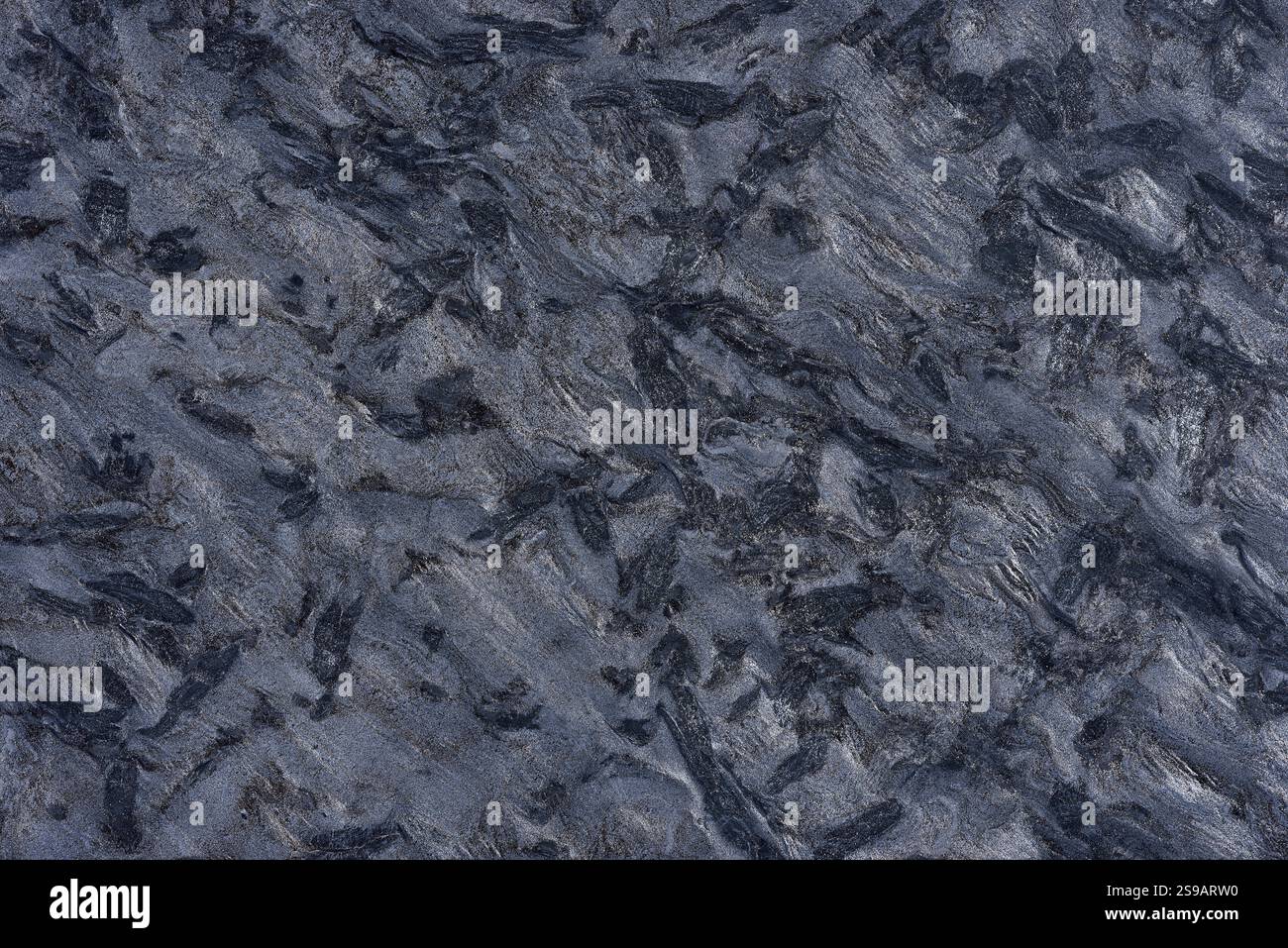 Natural pattern of granite blue colour polished disc mineral. Super ...